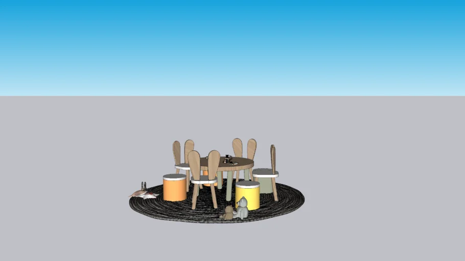 kids table | 3D Warehouse