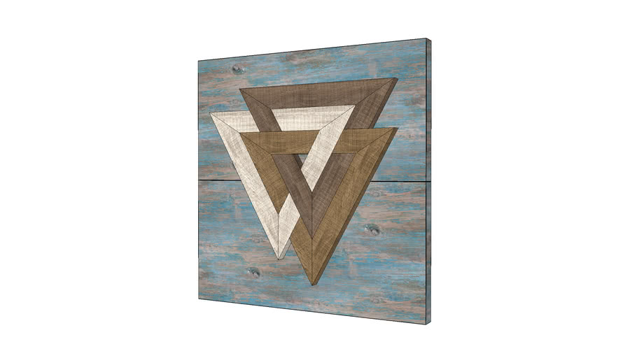 TRIANGLES WOOD FRAME | 3D Warehouse