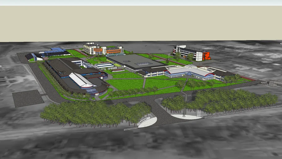 National University of Ireland Maynooth (NUIM) North Campus | 3D Warehouse