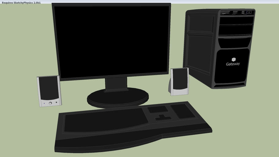 Gateway DX430X Custom Build Desktop Computer | 3D Warehouse