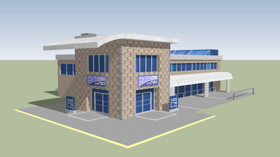 Small Airport Terminal | 3D Warehouse