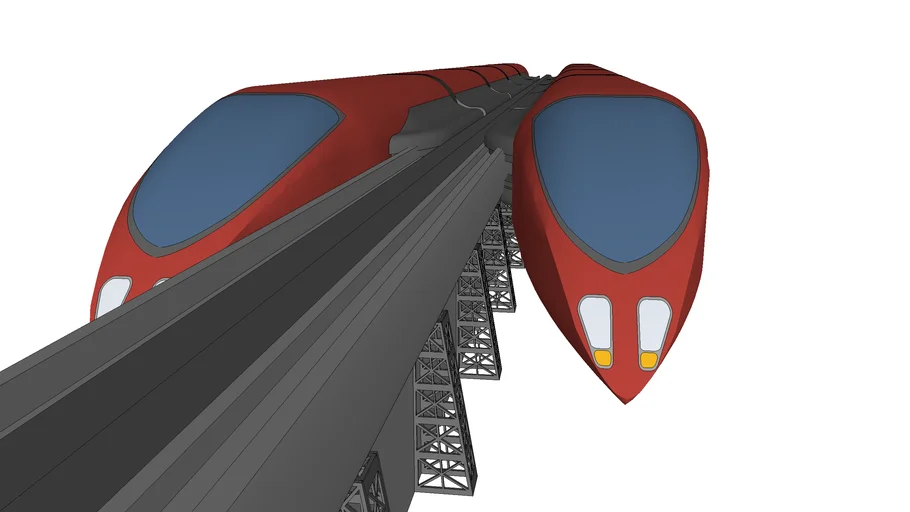 Radical Side Rail Monorail | 3D Warehouse