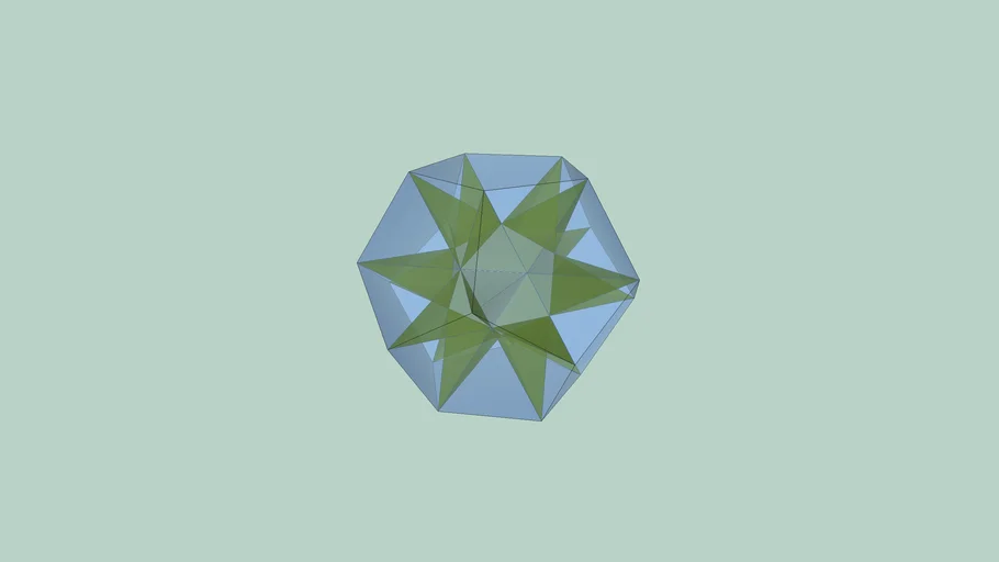 Ikosaederstern in Dodekaeder | 3D Warehouse
