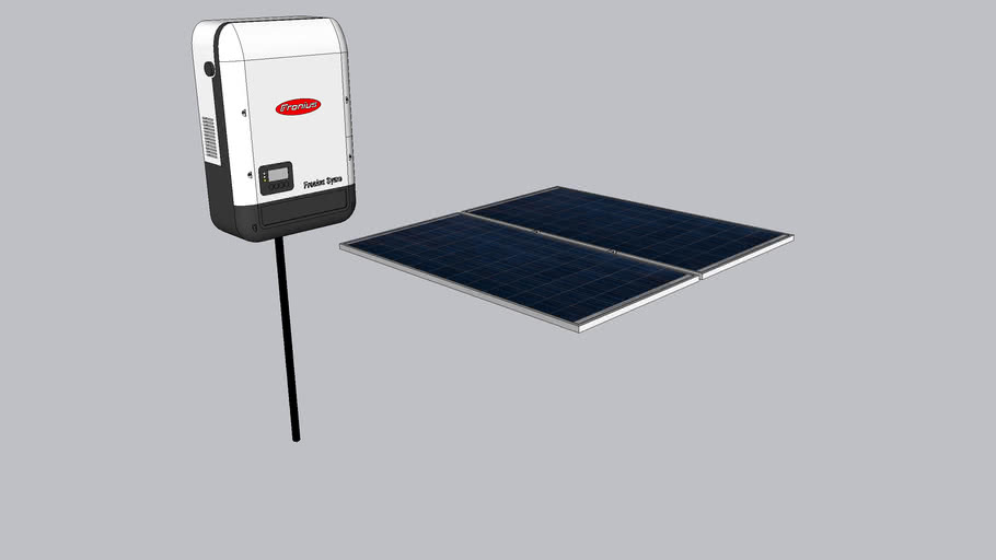 Inversor solar | 3D Warehouse