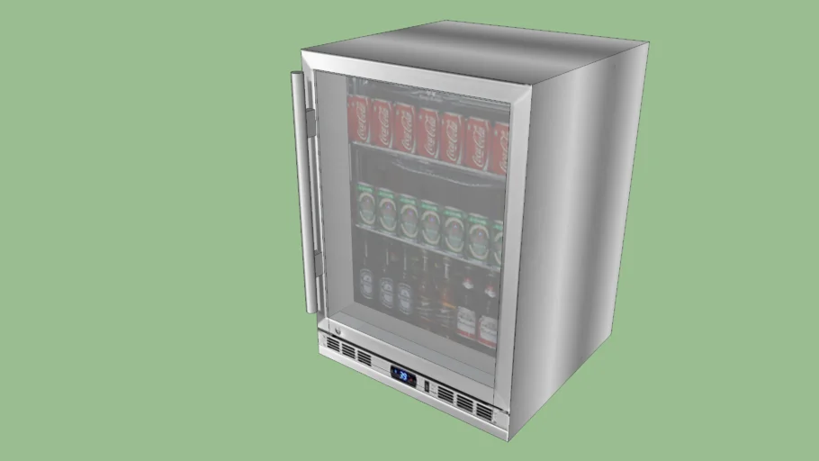 Beverage Refrigerator 32x24x21 Under Counter | 3D Warehouse