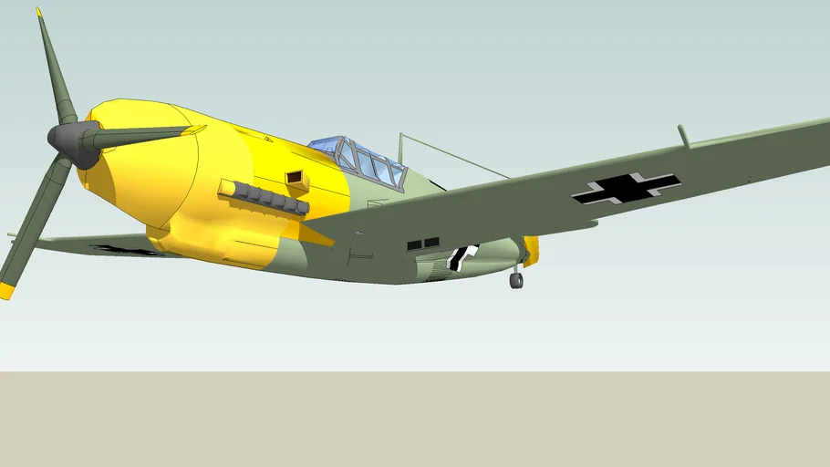 WW2 fighter in flight | 3D Warehouse