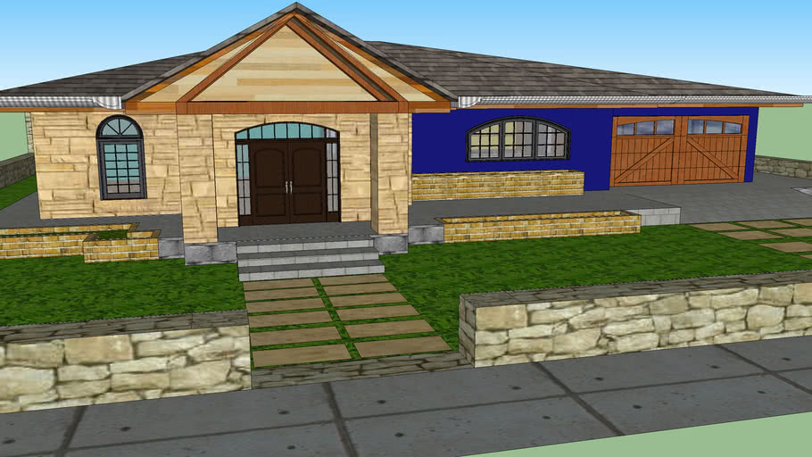 house 1 floor | 3D Warehouse