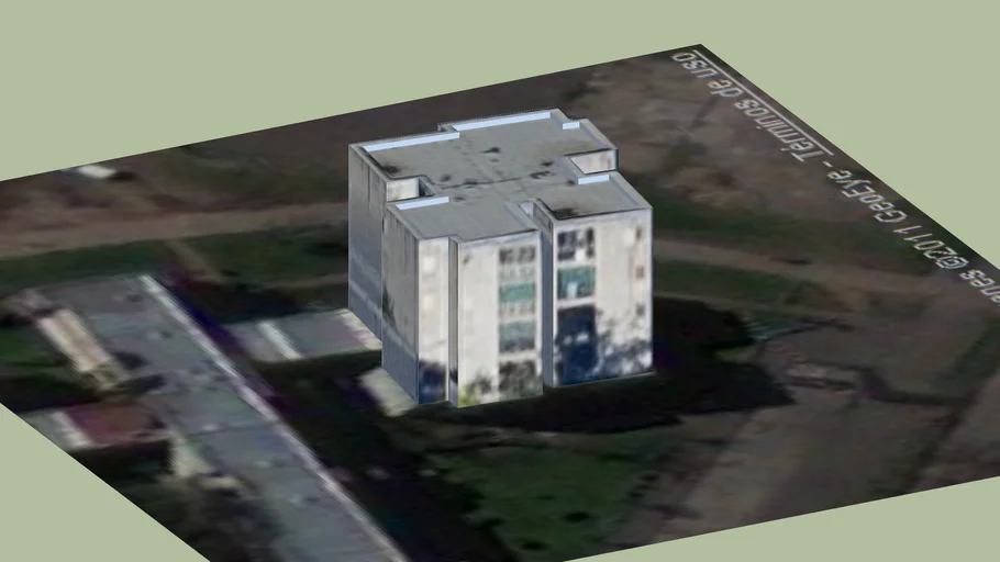 Edificio bajo del Barrio Soldati, Buenos Aires, Argentina | 3D Warehouse