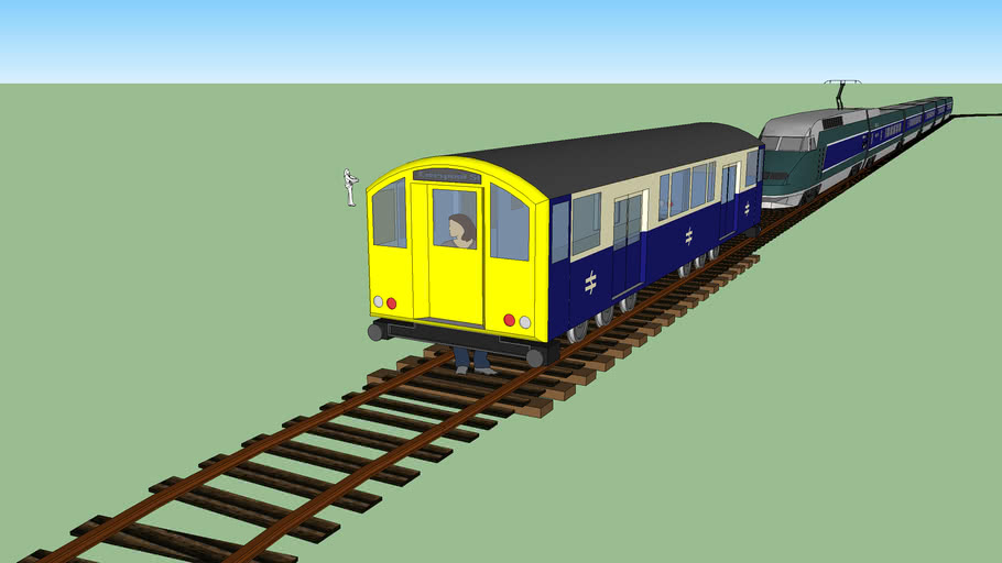 train set | 3D Warehouse