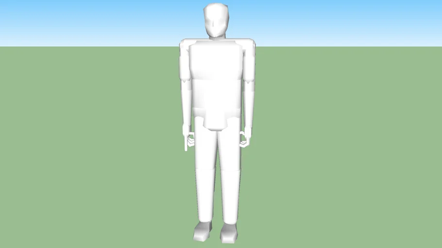 Low polygon man! | 3D Warehouse