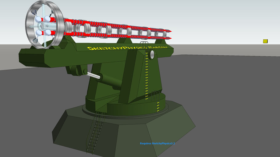 Mounted Railgun | 3D Warehouse