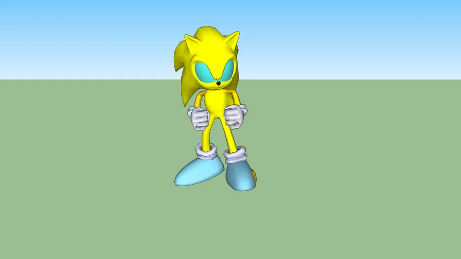 Sonic Rules - Lightning Sonic | 3D Warehouse