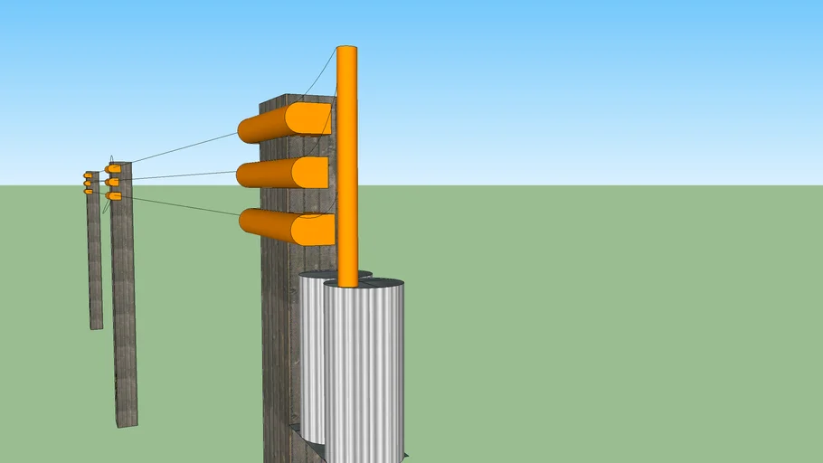 Town pylons. | 3D Warehouse