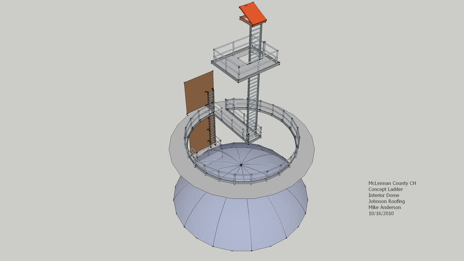 Dome Ladder Detail | 3D Warehouse