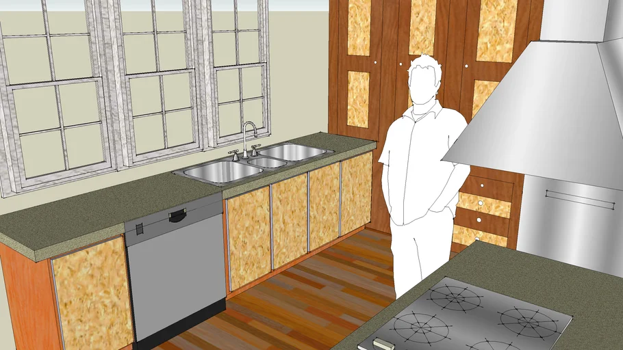 kitchen_simple#@ | 3D Warehouse