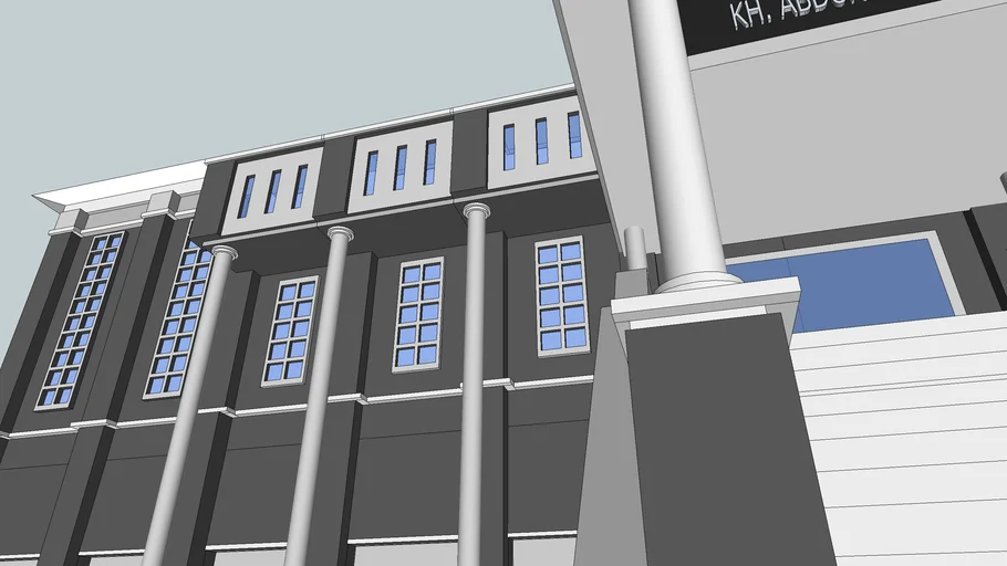 Gedung Perpustakaan UIN Maulana Malik Ibrahim Malang | 3D Warehouse