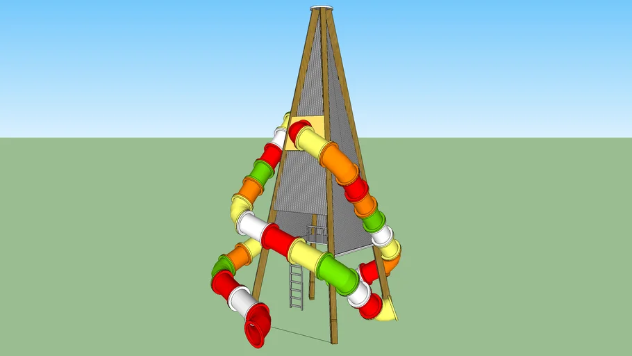 Playground Equipment and Sports Equipment - pyramid 3 slides - Benito ...