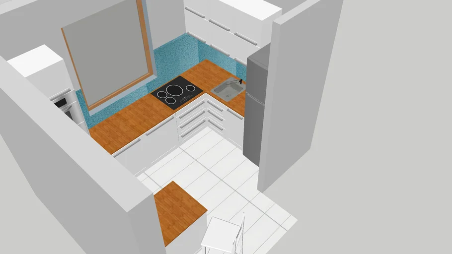 small kitchen 6m2 | 3D Warehouse