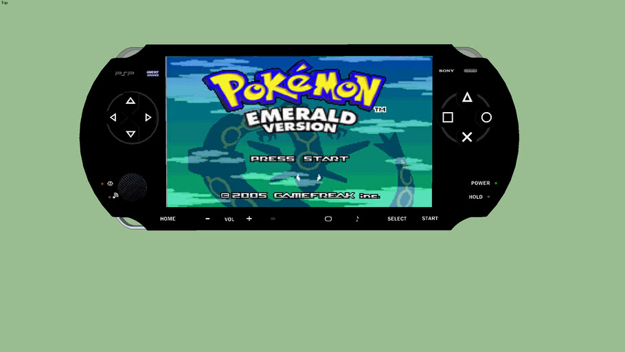 PlayStation Portable 2000 with Game Boy Advance Emulator Console | 3D ...