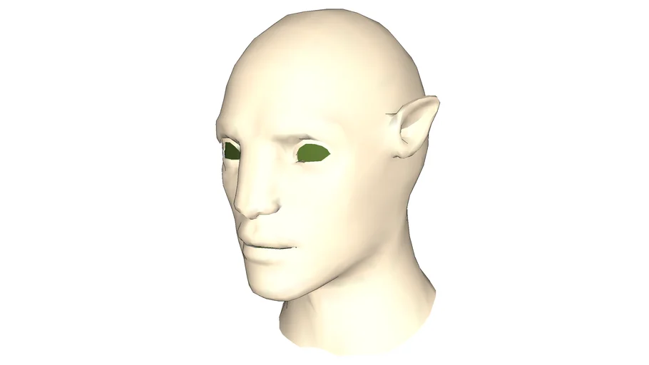 Alien avatar head 2 | 3D Warehouse
