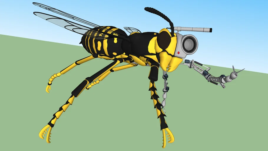 Cyborg Wasp (Yellow Jacket) | 3D Warehouse