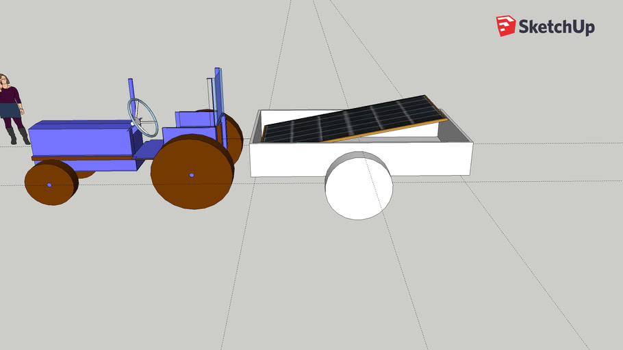 Solar tractor | 3D Warehouse