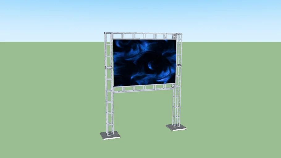 Truss projection screen/set design piece | 3D Warehouse