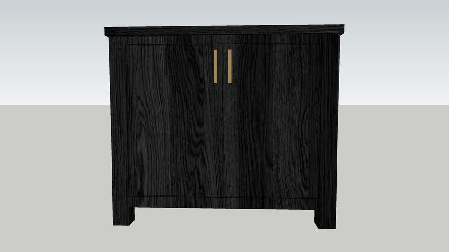 Pottery Barn Reed 40.5' Buffet | 3D Warehouse