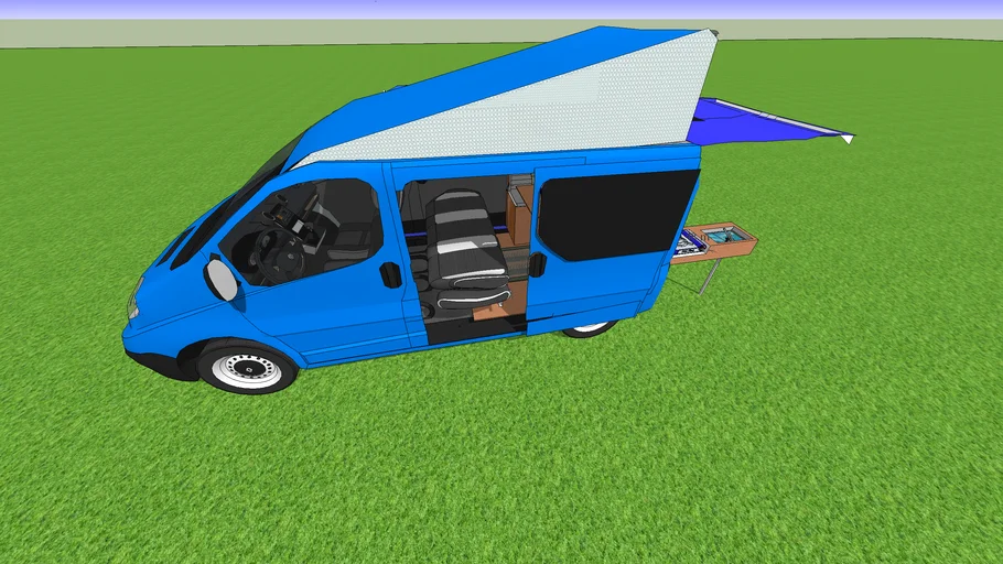Renault Trafic camper van | 3D Warehouse