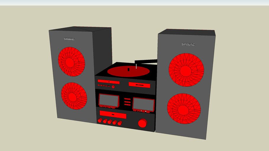 aparelho de som | 3D Warehouse