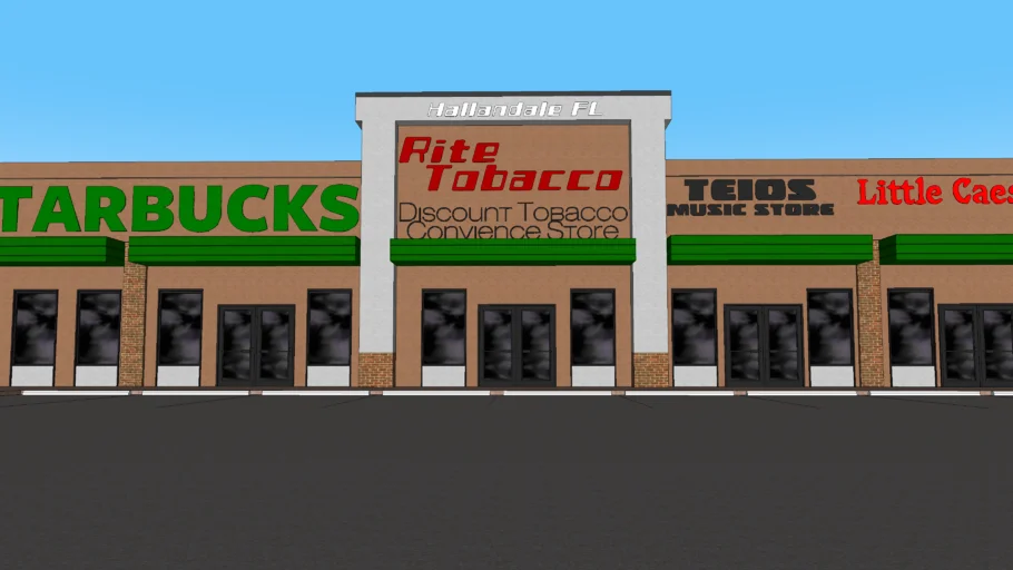 Strip Mall | 3D Warehouse