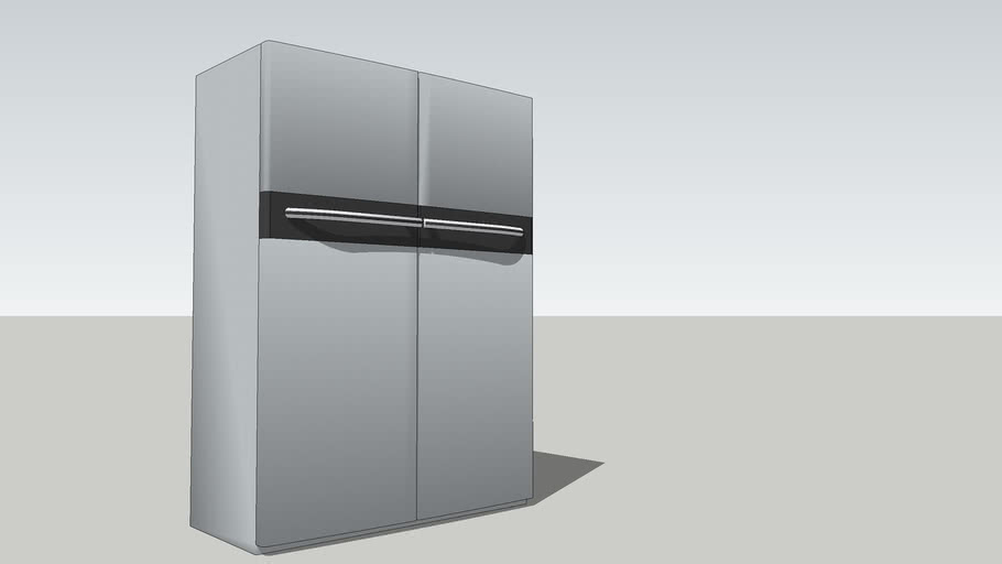 Double Door Fridge | 3D Warehouse