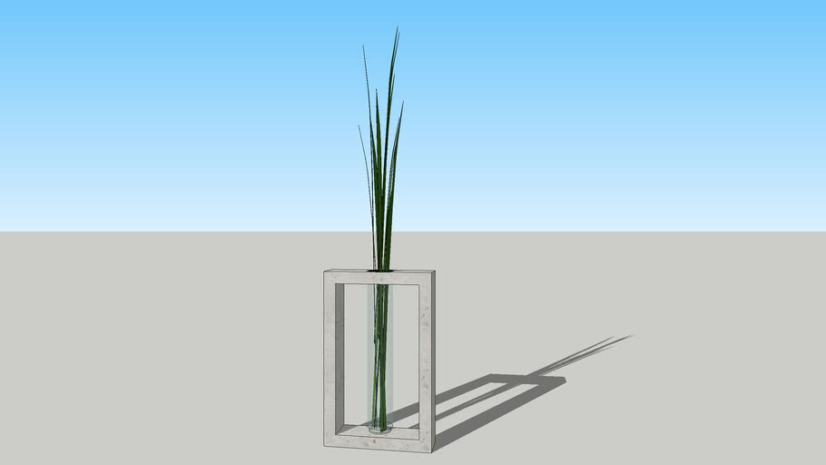 modern planter | 3D Warehouse