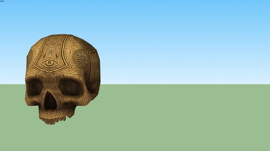 GOLD SKULL | 3D Warehouse