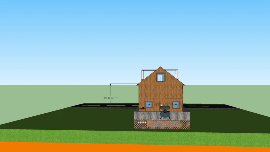 Wooden House | 3D Warehouse