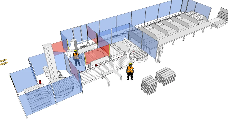line packaging rafla | 3D Warehouse