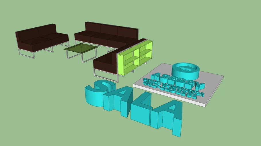 sala modelo ' VIERA' | 3D Warehouse