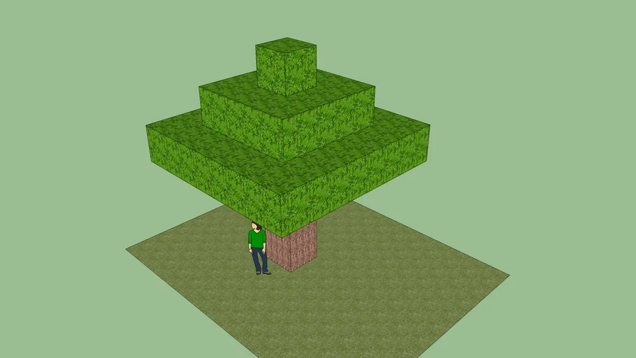 Arbre minecraft | 3D Warehouse