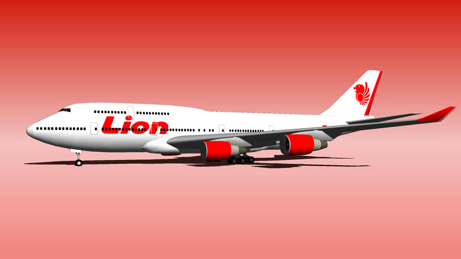 Lion Air Boeing 747-400 | 3D Warehouse