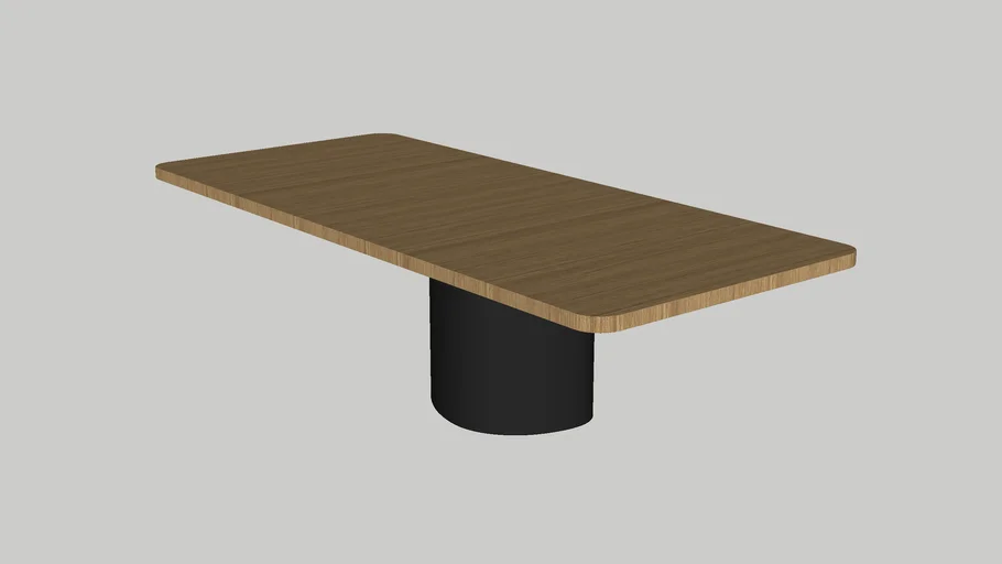 WOODEN DINING TABLE (VRAY READY) | 3D Warehouse