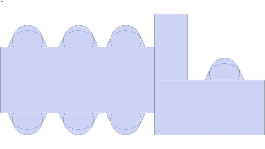 2d sectional desk | 3D Warehouse