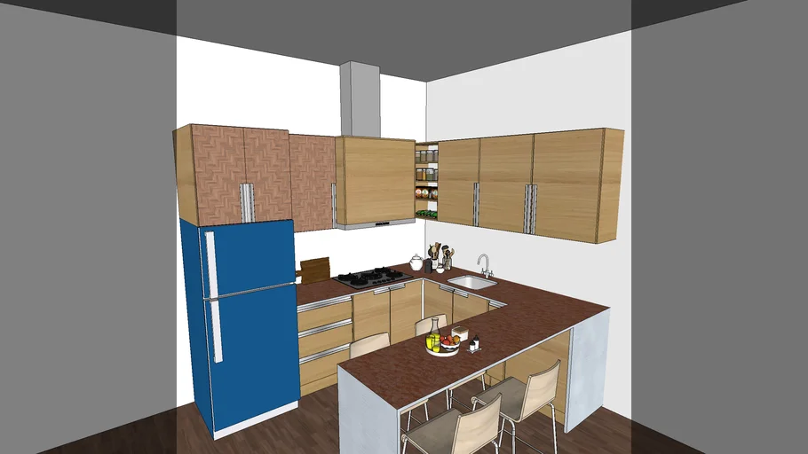 MODERN SIMPLE KITCHEN | 3D Warehouse