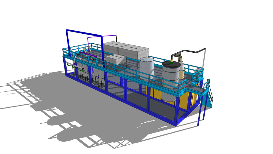 Two Level Pipe-Boiler System | 3D Warehouse