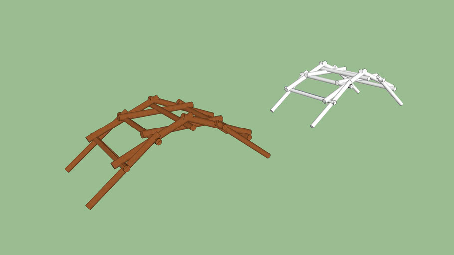 leonardo davinci bridge | 3D Warehouse