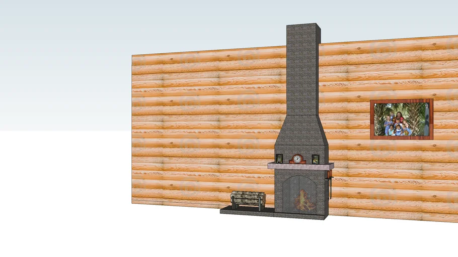 SketchUp 3D Challenge #172 - Fireplace | 3D Warehouse