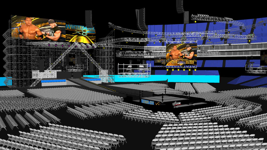 Rogers Stadium/Toronto Stadium - WWE WrestleMania X8 | 3D Warehouse
