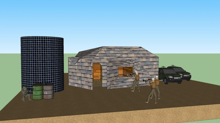 Desert Terrorist Base | 3D Warehouse