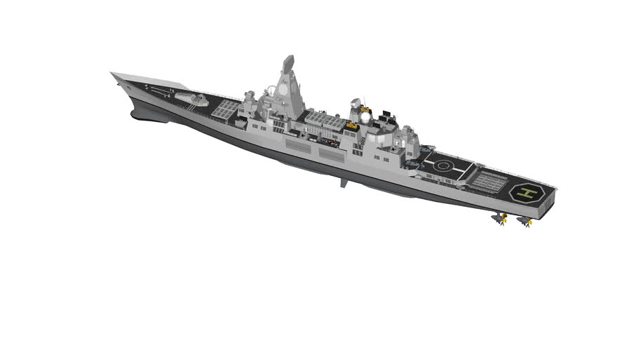 CG+USNAVY+NUCLEAR+POWERED+CRUISER+AMERICAN+CLASS | 3D Warehouse