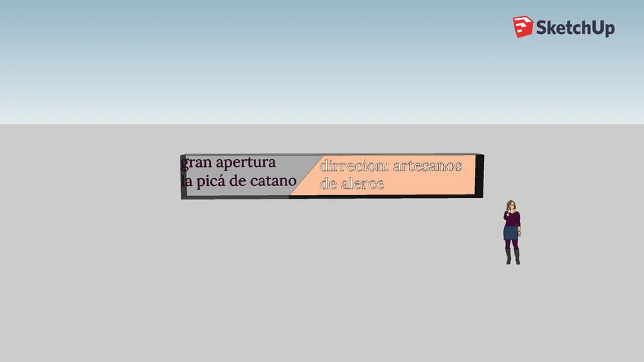 Letrero | 3D Warehouse