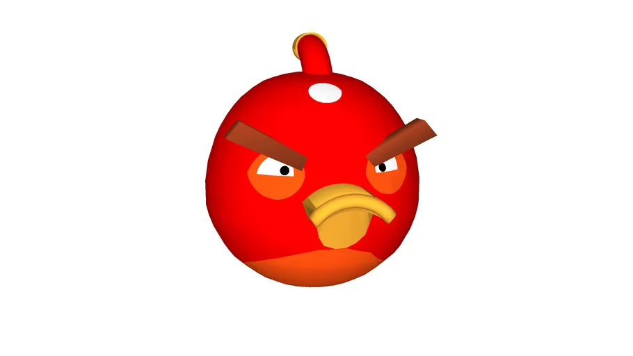 black bird in angry birds exploding | 3D Warehouse